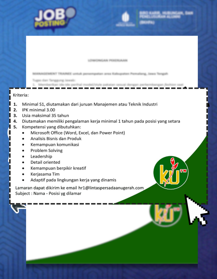 PT. KENCANA UNGU – UMB Biro Karir